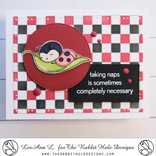 Checkered Past 6x6 Stencil – The Rabbit Hole Designs