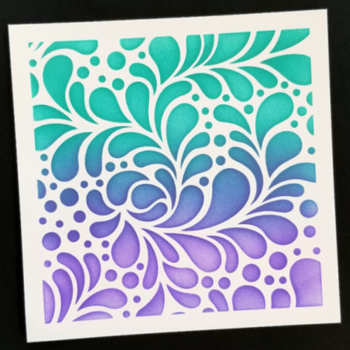 Splish Splash - 6x6 Stencil – The Rabbit Hole Designs